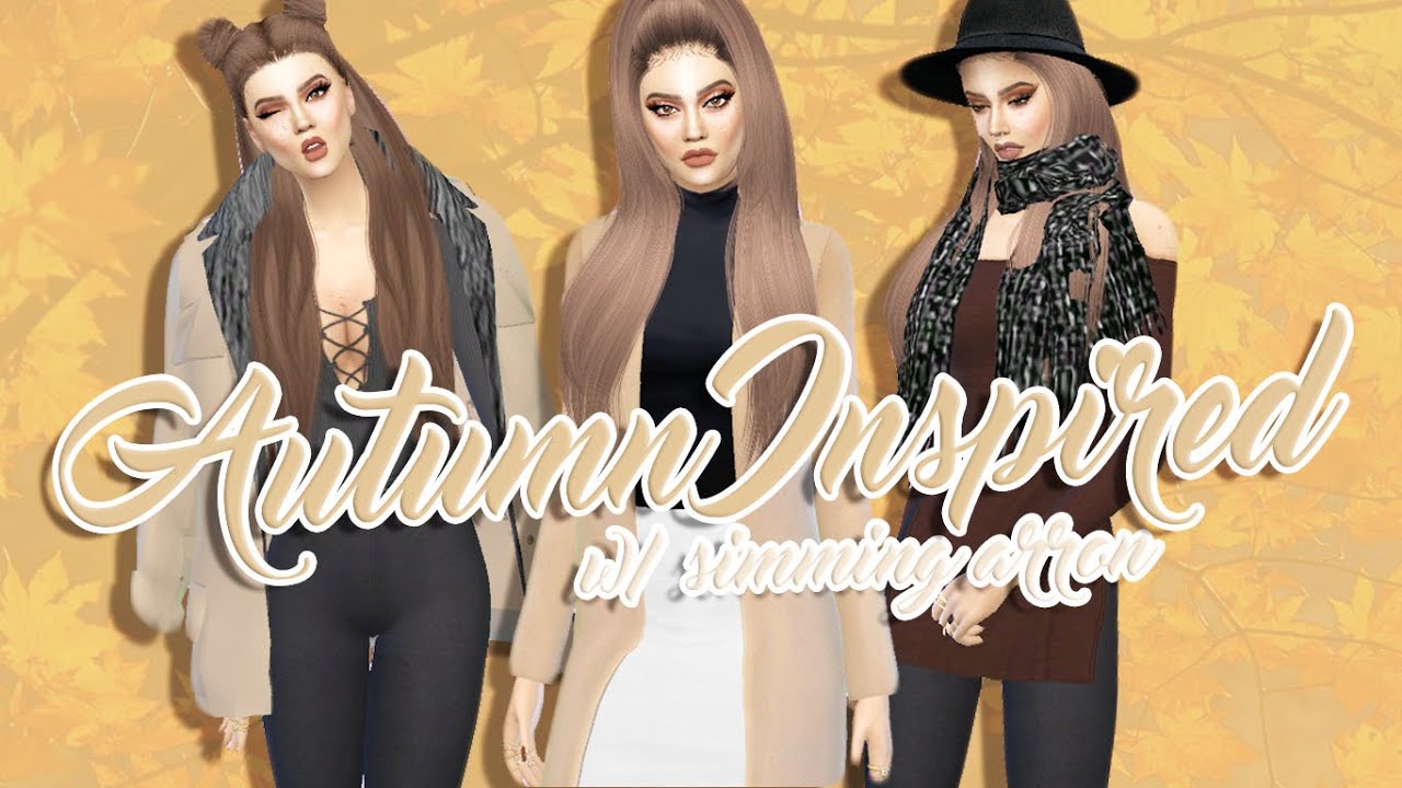 The Sims 4: Autumn Inspired | Create A Sim - YouTube