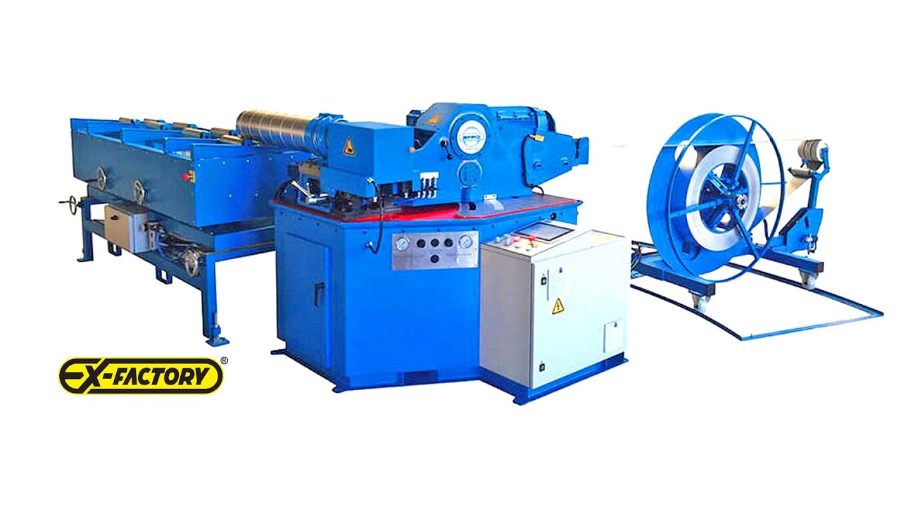 SPIRAL-HELIX 3600 Automatic Spiral Tube Forming Machine - YouTube