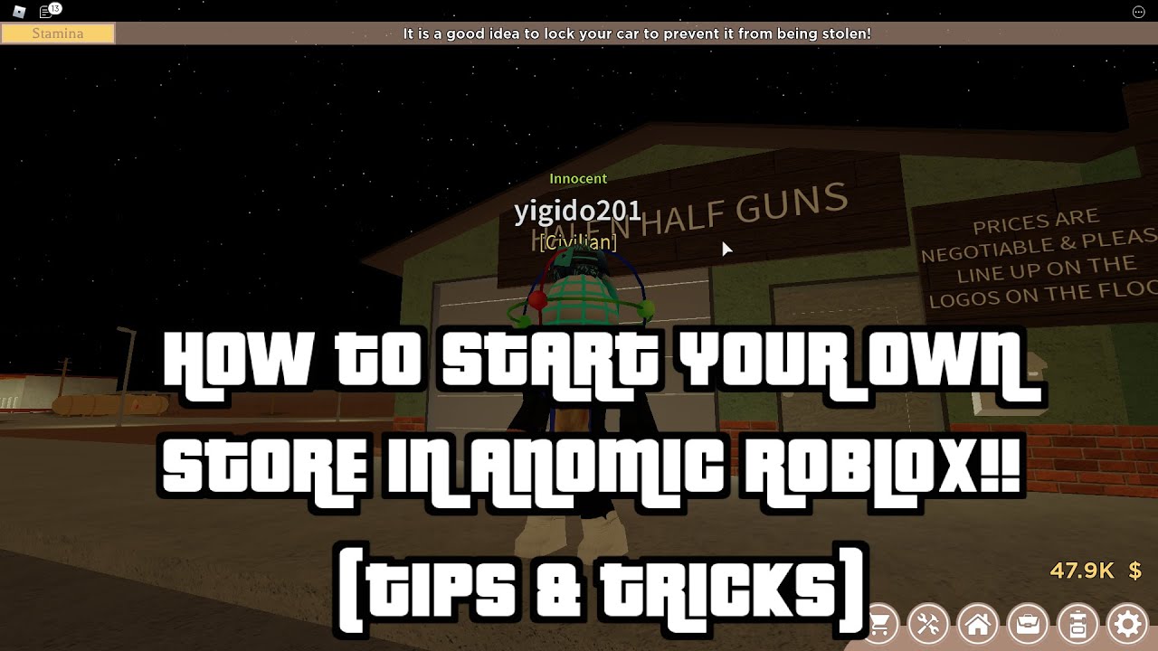 HOW TO STARTUP YOUR OWN SHOP IN ANOMIC ROBLOX!! (TIPS & TRICKS) - YouTube