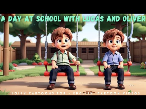 "A Day at School with Lucas and Oliver: Animated Adventure" - YouTube