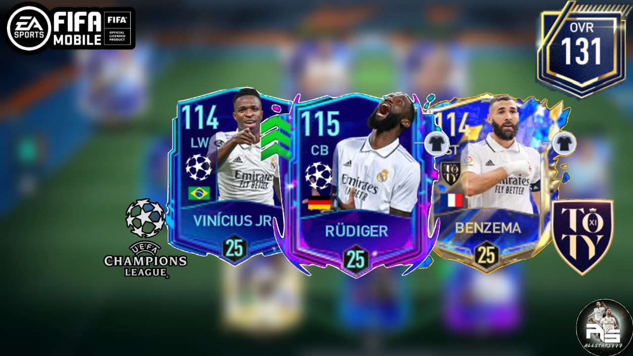 131 Ovr Fifa Mobile Team Upgrade! - TOTY, UCL Event & Much More! - YouTube