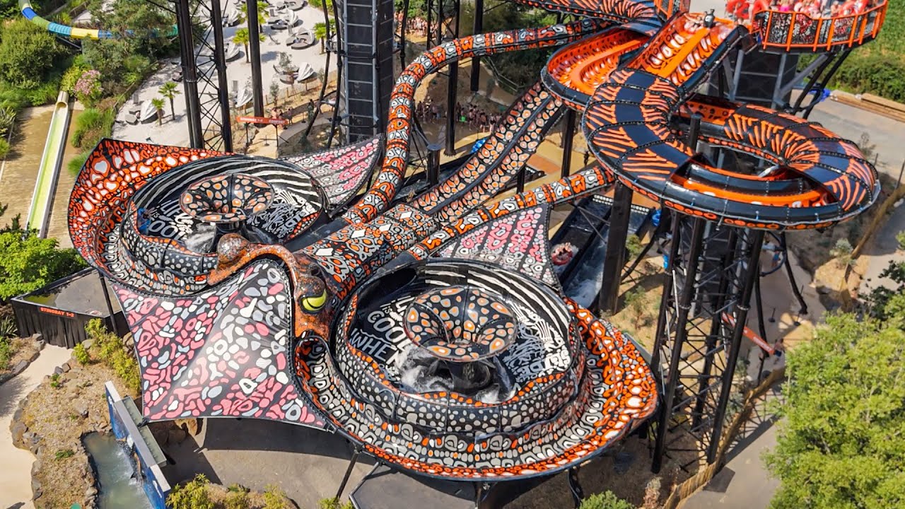 Europe's Largest Water Slide! O'Gliss Park - Stingray POV - YouTube