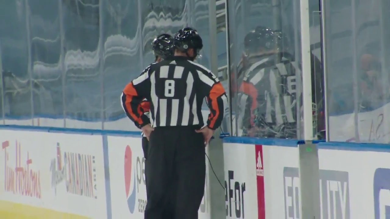 NHL Refs Mic'd Up for Video Review of Goal - Vegas Golden Knights vs ...