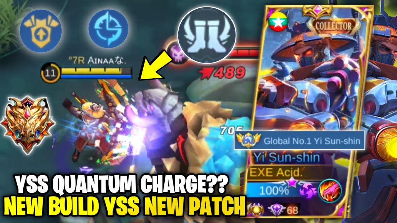 YSS QUANTUM CHARGE OP?? NEW EMBLEM YI SUN SHIN DI PATCH TERBARU ...