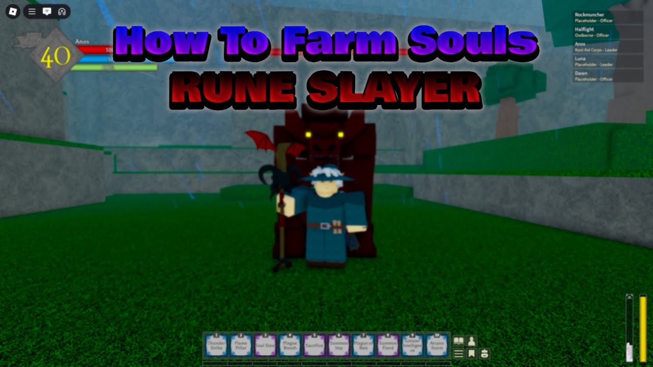 How To farm Souls For WarLock | Rune Slayer - YouTube