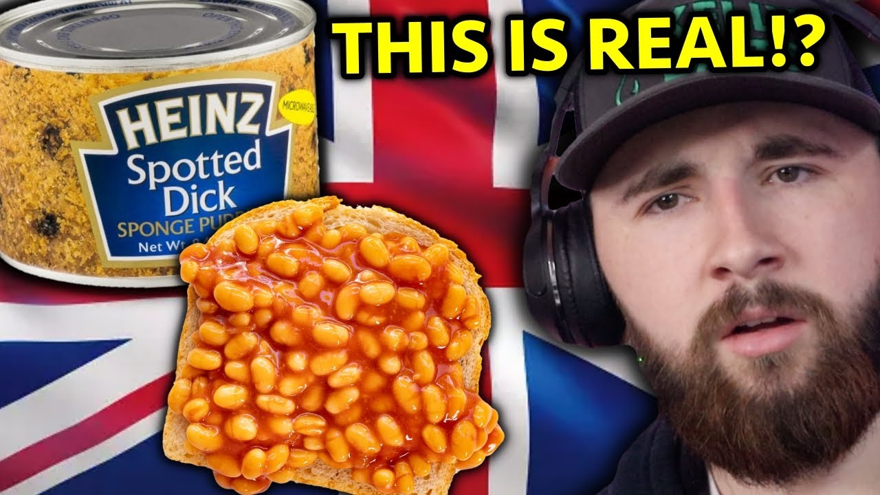 American Reacts to British Cuisine... the WORST Food on Earth!!! *y'all ...