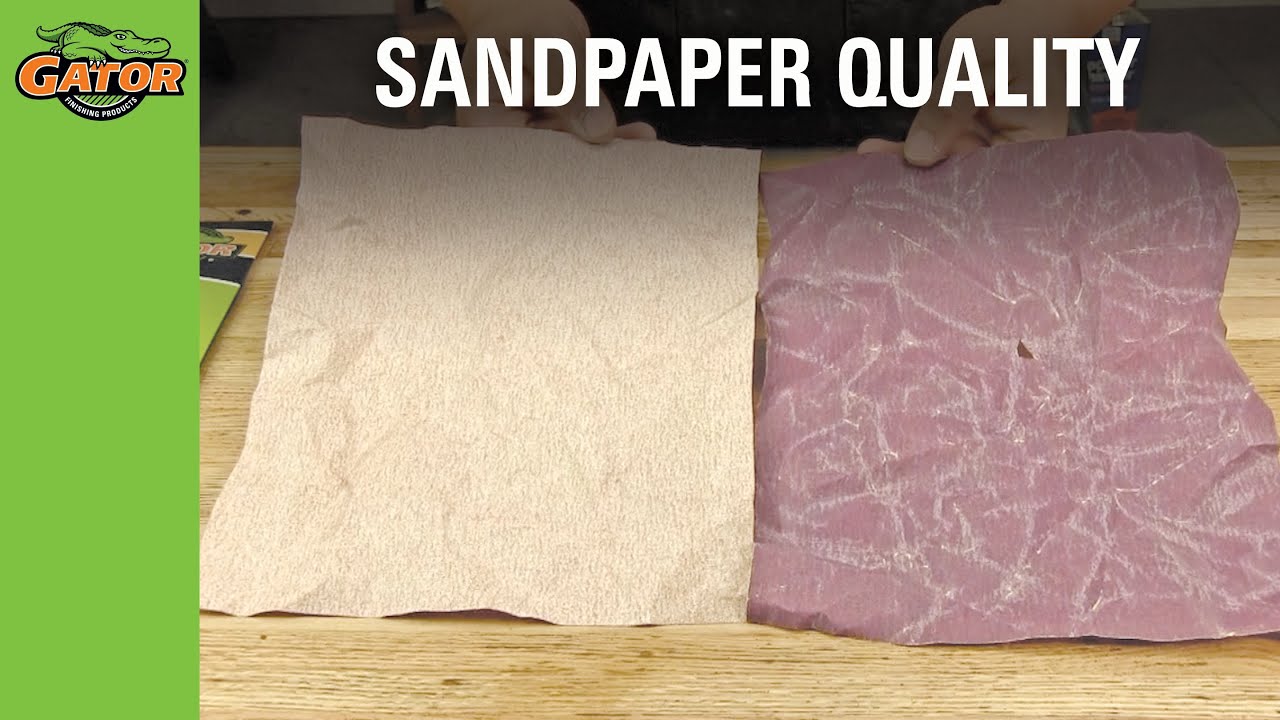 How to Test Sandpaper Quality; Crumple Test - YouTube