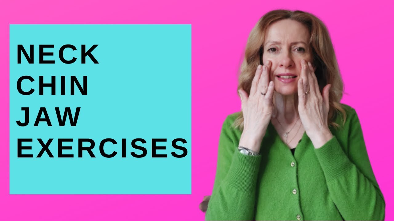 Best Neck, Chin and Jaw Exercises at Home Quick and Easy - YouTube