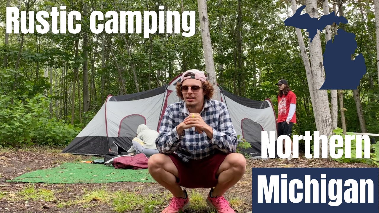 Rustic Camping in Northern Michigan Vlog - YouTube