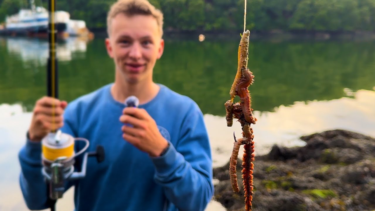 Cornwall Estuary Bait Fishing with Ragworm & Mackerel | Underwater Crab ...