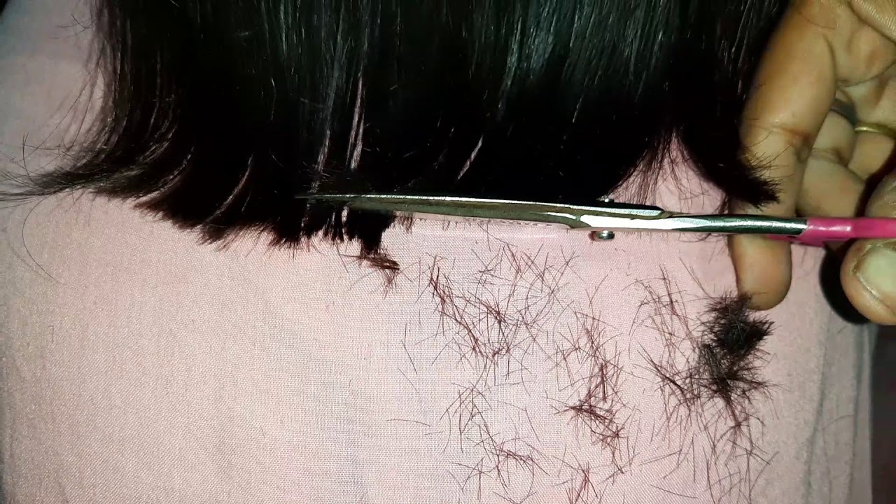 Double Part Haircut
