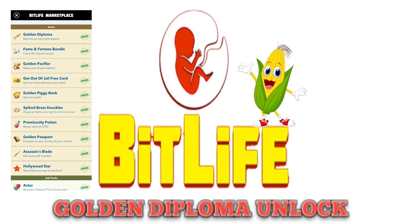 Bitlife 3.14.9 Mod | Unlock Golden diploma And All expansion Pack ...