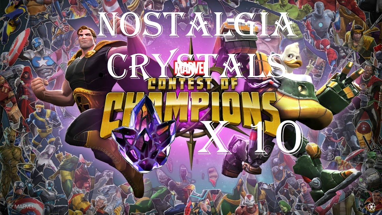 MCOC - Crystal Opening #12 Nostalgia Crystals x10 - YouTube