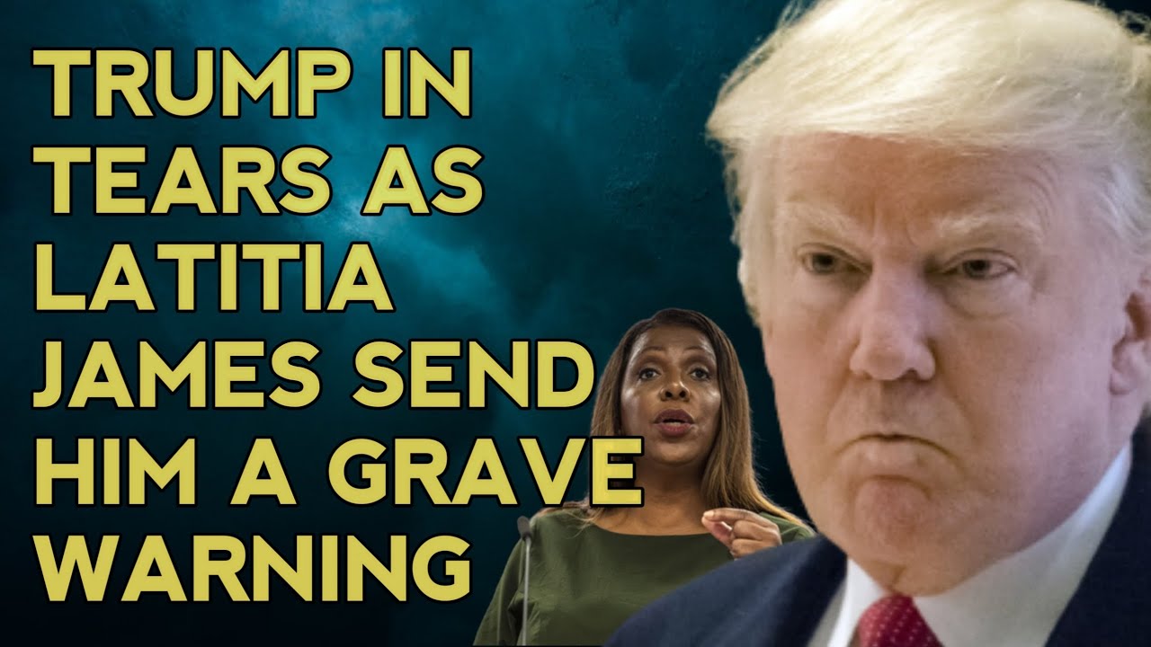 Trump in tears as latitia James send a serious warning to him - YouTube