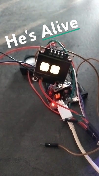 He's alive, DIY Robt Using esp32 development board Robot eye animation ...