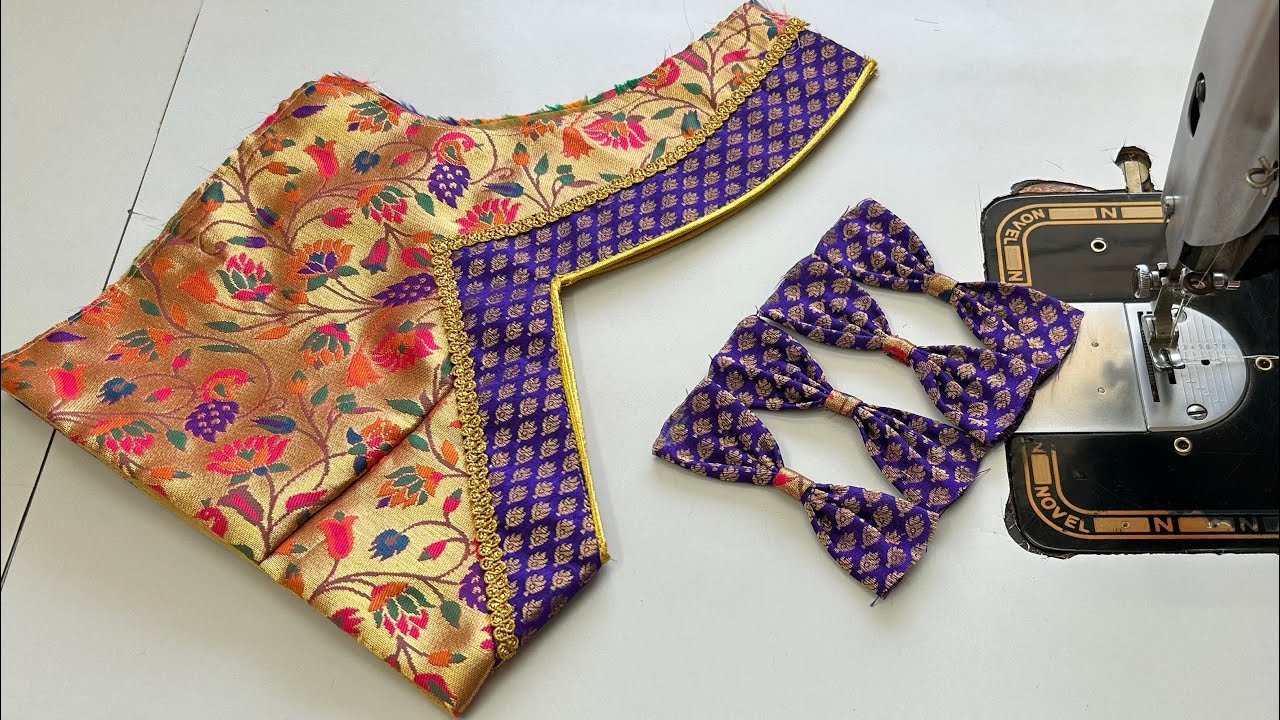 Blouse Ka Design | Super Blouse Back Neck Designs | Cutting And ...