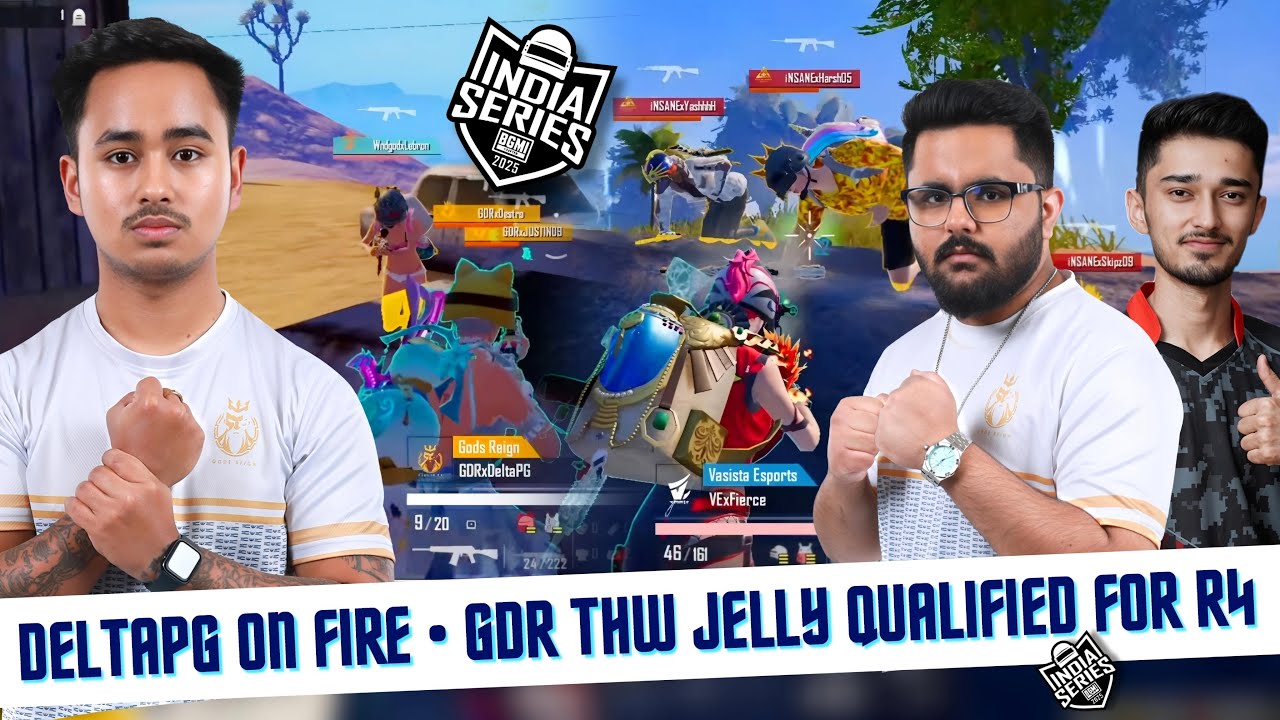 BGIS Unbelievable 1v3 Clutch 🔥GDR THW HH JELLY ROUND 4 VE INS 💔 - YouTube