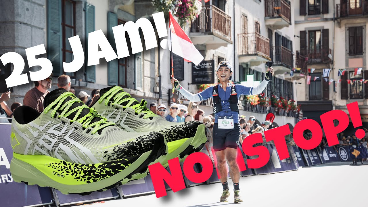 SEPATU INI AKU PAKAI NONSTOP 25 JAM UNTUK MENYELESAIKAN UTMB! REVIEW ...