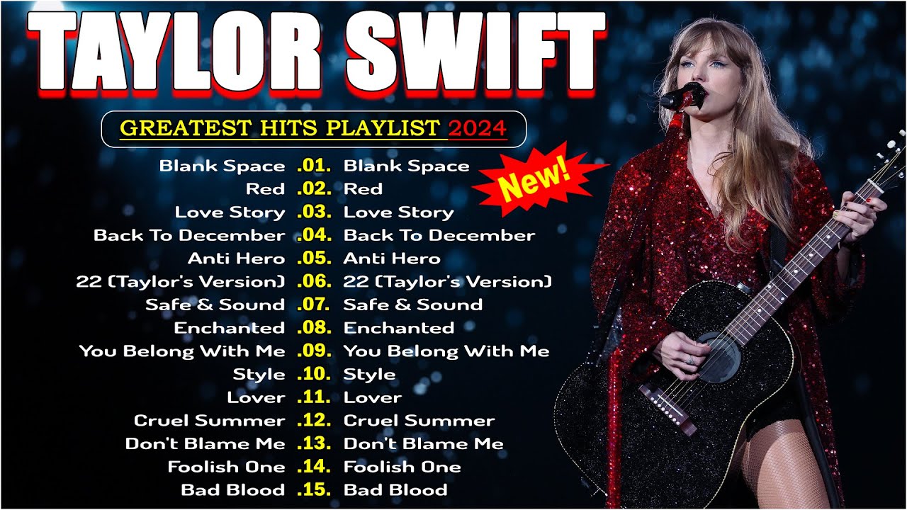 Taylor Swift Greatest Hits Full Album Best Songs Collection2024 Youtube