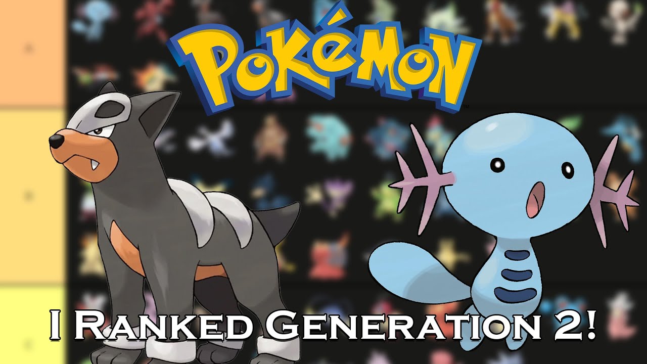 I ranked all of Generation 2! Pokemon Gen 2 Tier List - YouTube