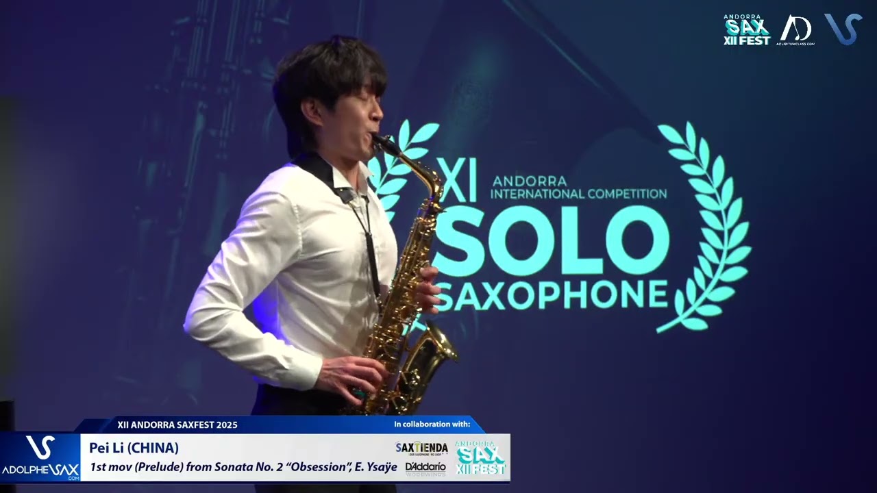 Pei Li (China) plays Prelude from Sonata No. 2 “Obsession” by Eugène ...