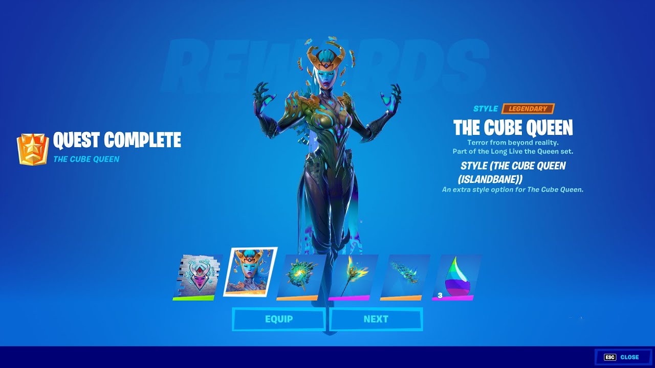 How To Get The Cube Queen Skin in Fortnite - YouTube