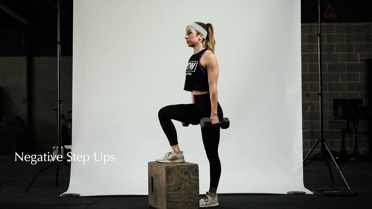 Negative Step Ups - YouTube