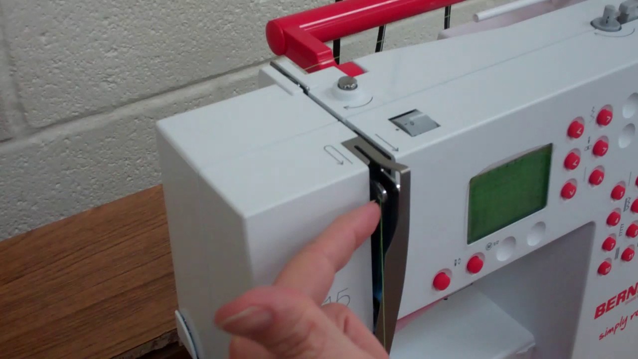 Threading Bernina 220 - YouTube
