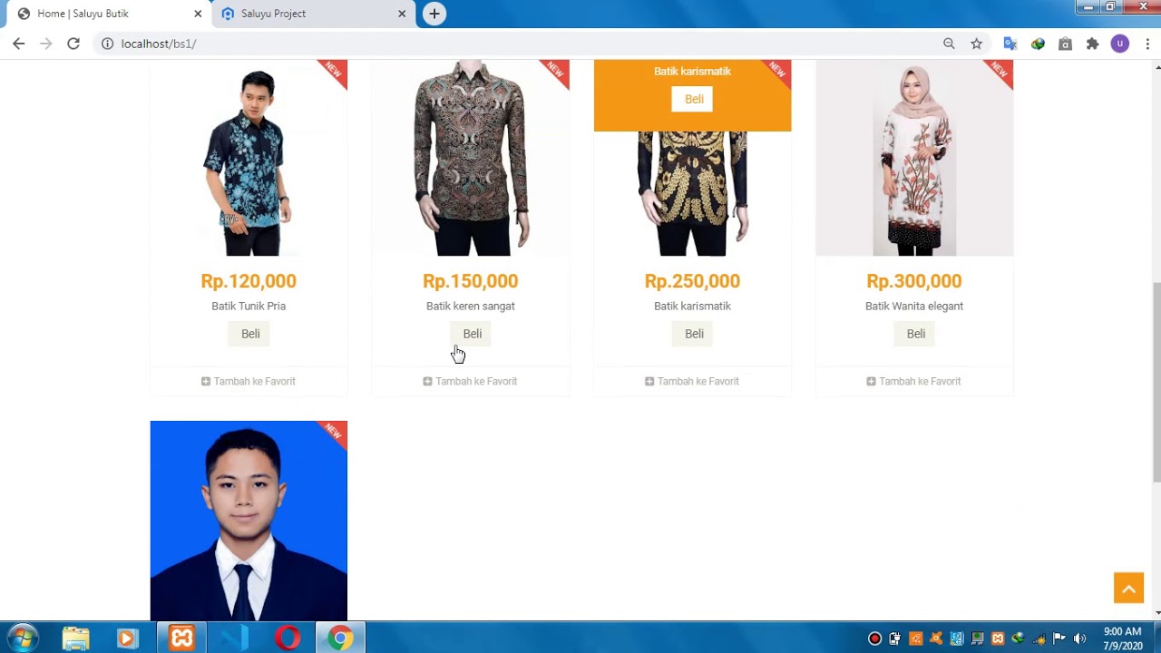 Demo Web online shop 2 - YouTube
