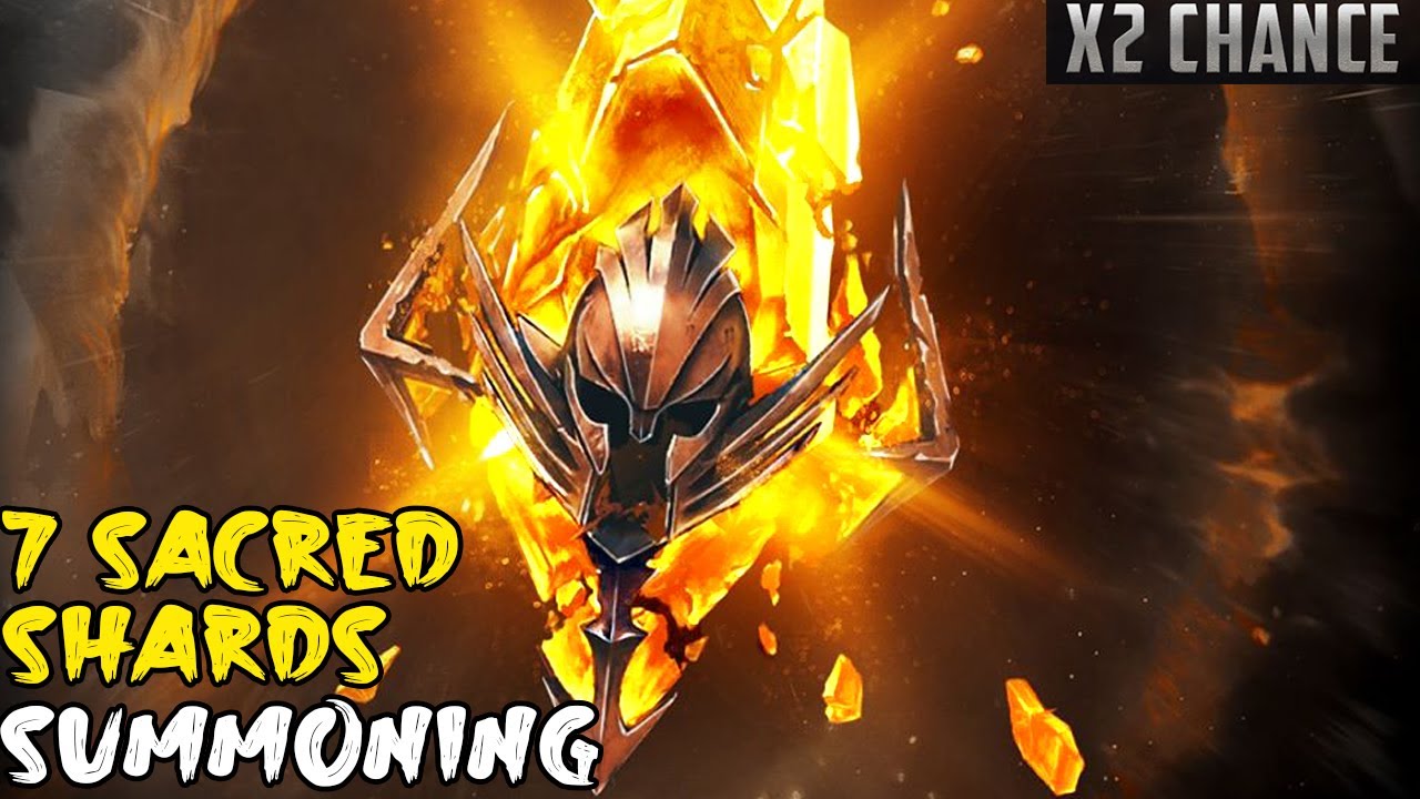 Raid Shadow Legends | 7 SHARDS OPENING - X2 SACRED ! - YouTube