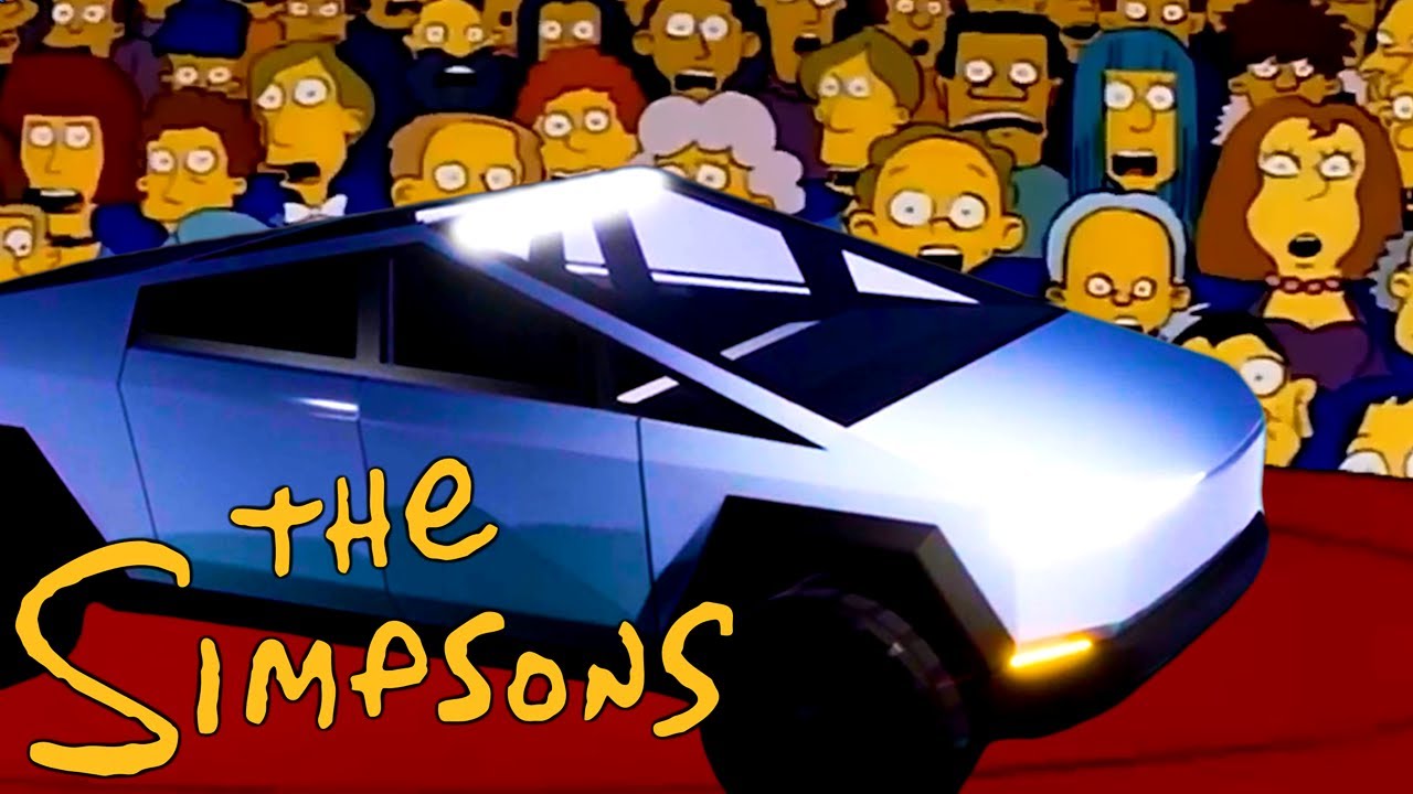 Tesla Unveils the Cybertruck (Simpsons edit) - YouTube