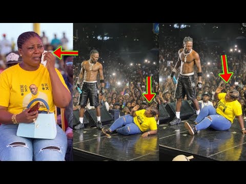 Shatta Wale Disgraces MP, Dorcas Affo Toffey, On Stage For Distracting Him