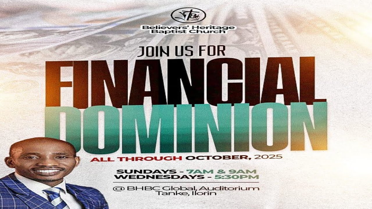Financial Dominion || (First Service) Sunday Service || 12th October ...