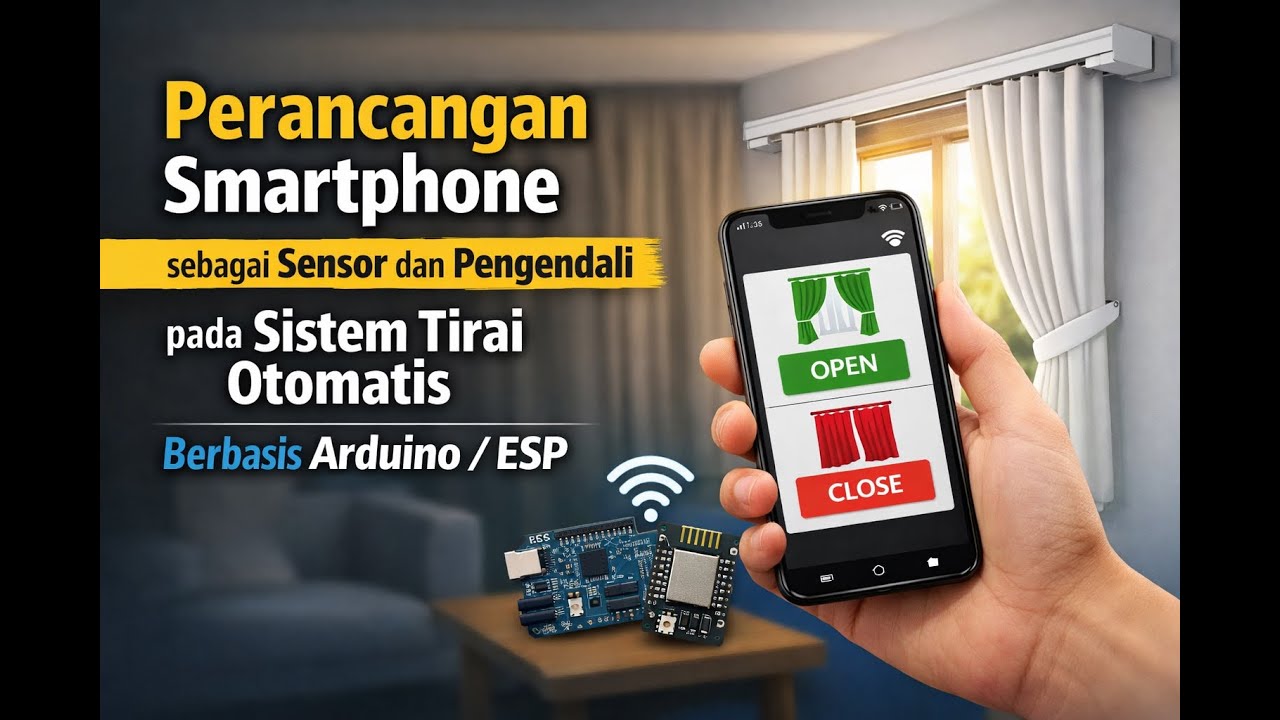 Perancangan Smartphone sebagai Sensor dan Pengendali pada Sistem Tirai ...