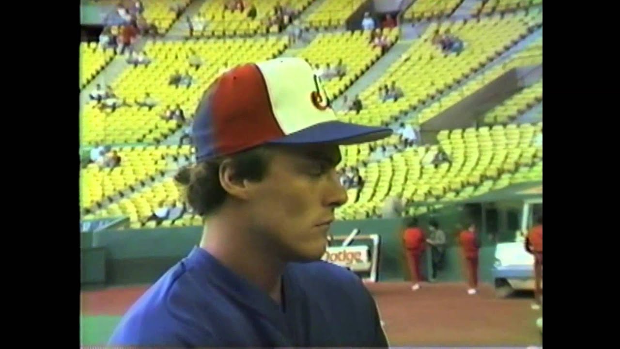 Expos Rookie Randy St Claire - 1985 - YouTube