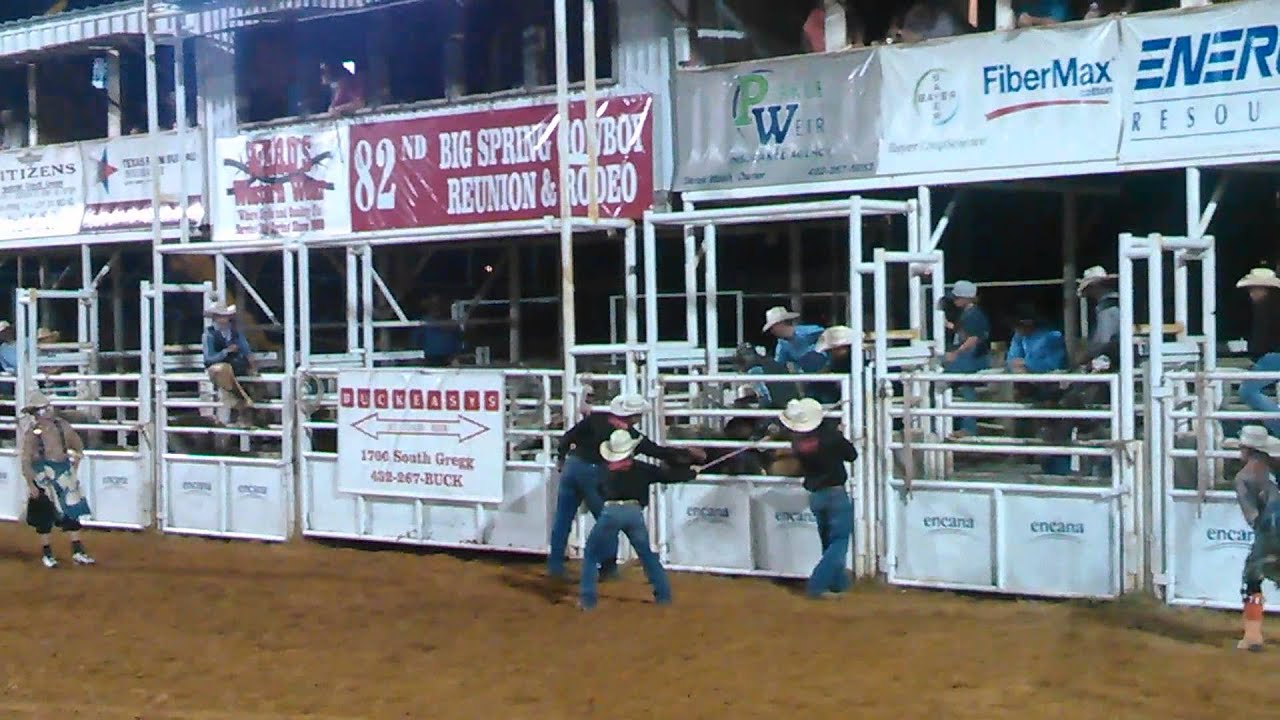 Josh Hupp PRCA rodeo Big Spring Tx - YouTube