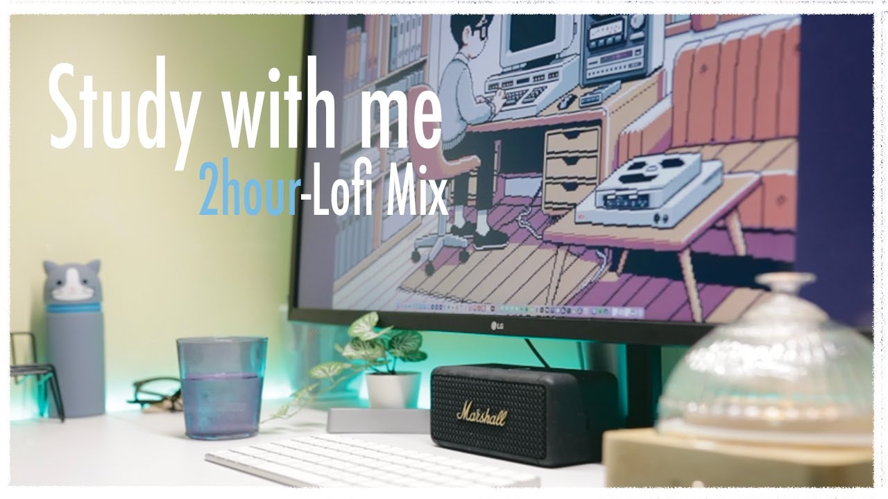 📑2-Hour Study with Me (Pomodoro 50/10, Ambient, Lofi, Timer, )Day60 ...