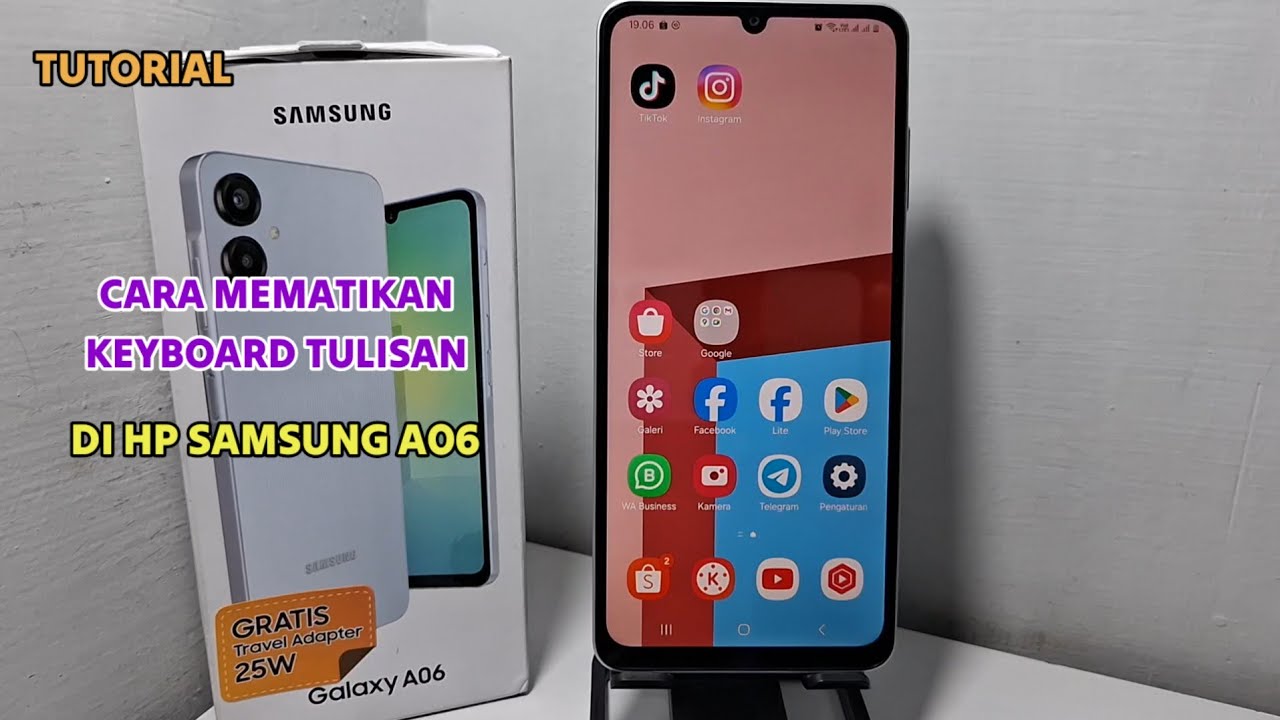 Cara Mematikan Keyboard Tulisan Di HP Samsung A06 - YouTube