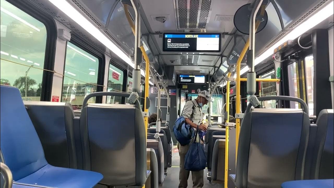 CTA on Board Riding 2022 Nova LFS Bus 8395 on Route 90 Harlem from Grand to Green Line - YouTube