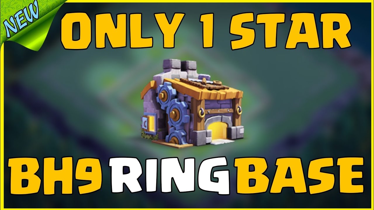 New! Builder Hall 9 (BH9) Trophy Base With Link | Bh9 Attack Strategy ...