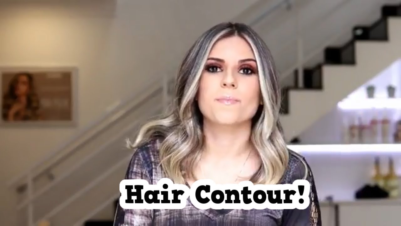 COMO FAZER HAIR CONTOUR - MECHAS PONTUAIS! - YouTube