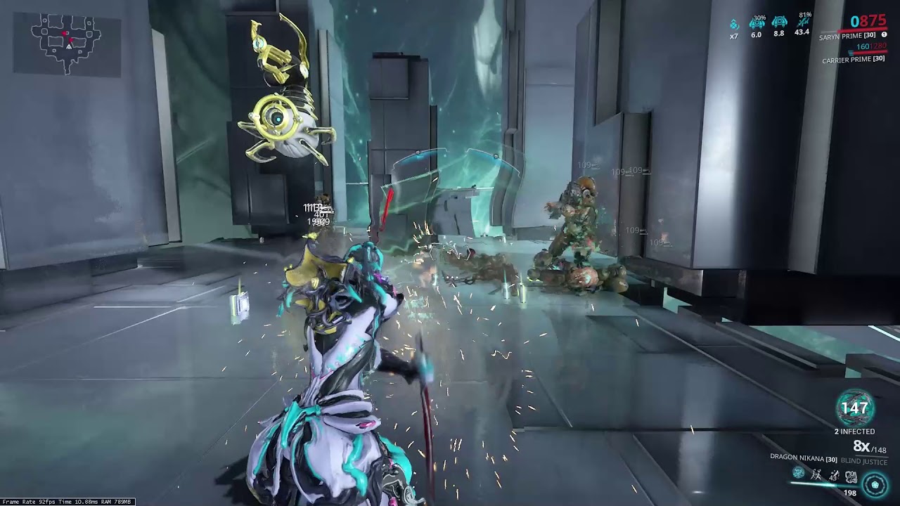 Warframe dragon nikana in action - YouTube