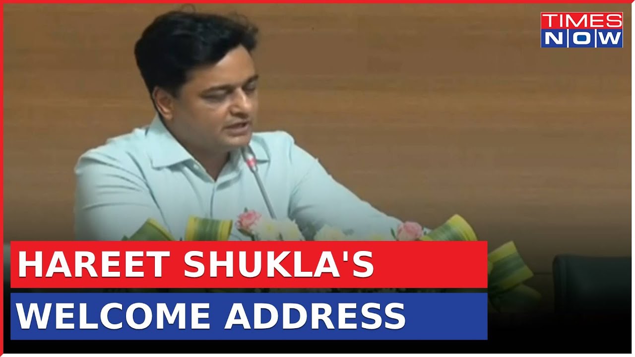 Hareet Shukla Delivers Welcome Remarks At MoU Signing Ceremony Between ...