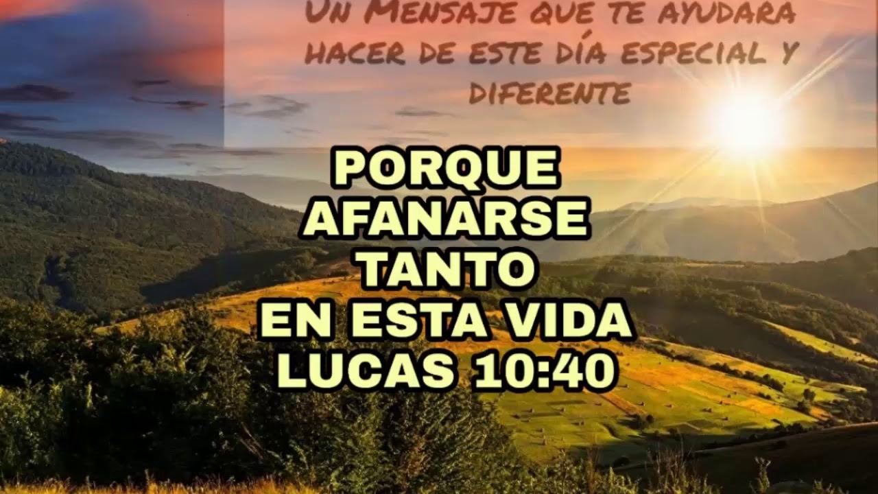 Porque afanarse tanto en esta vida AMANECER CON DIOS 🙌🌄 - YouTube