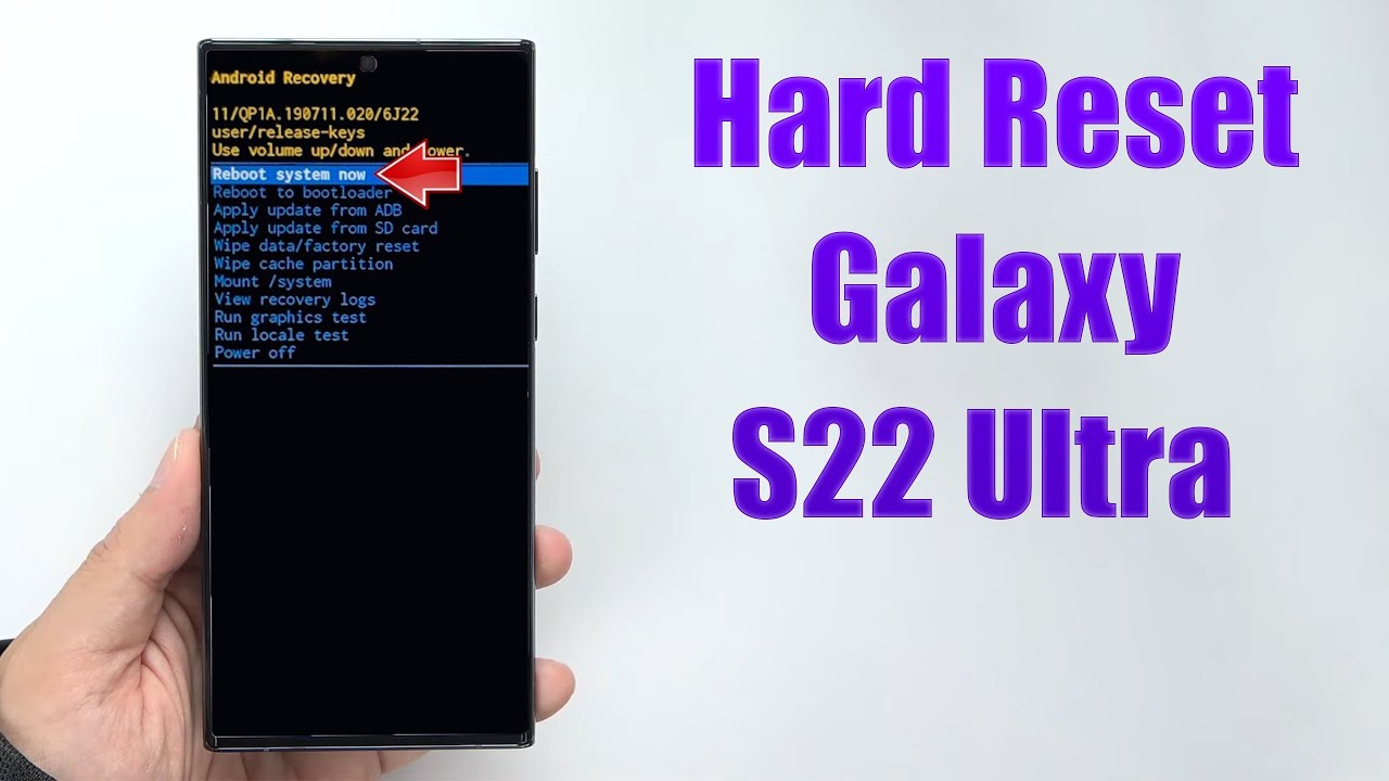 Hard Reset Galaxy S22 Ultra | Factory Reset Remove Pattern/Lock ...