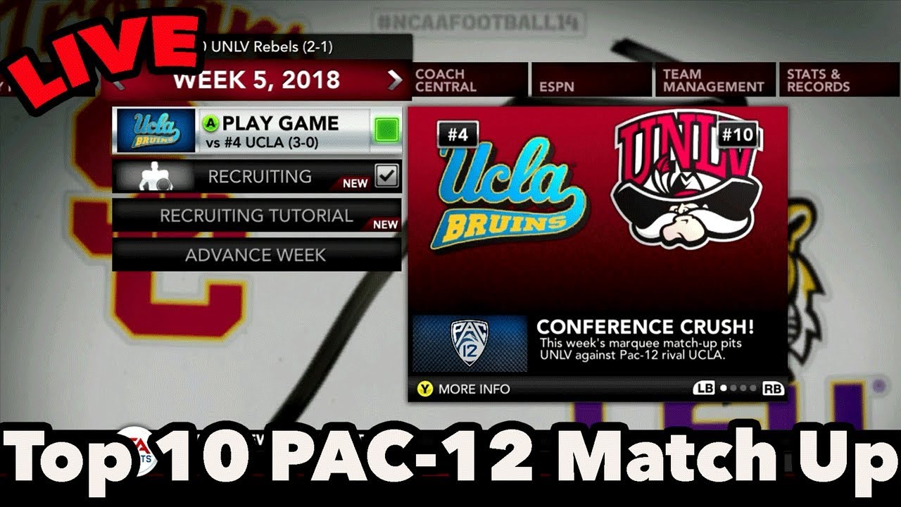 UNLV vs UCLA | NCAA Football Dynasty | Complete Dominance - YouTube