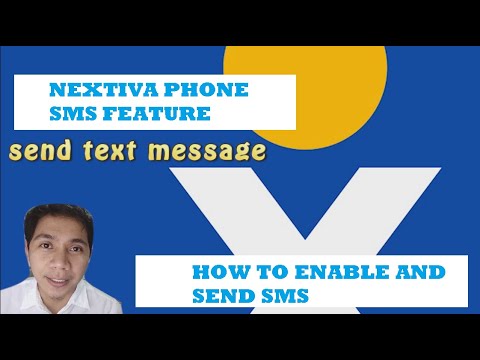 How to enable sms and send text message in Nextiva - YouTube