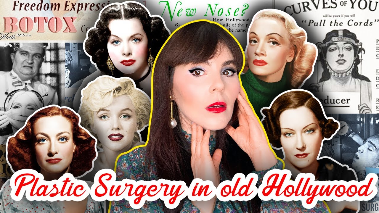 The Scandalous History of Plastic Surgery in Old Hollywood - YouTube
