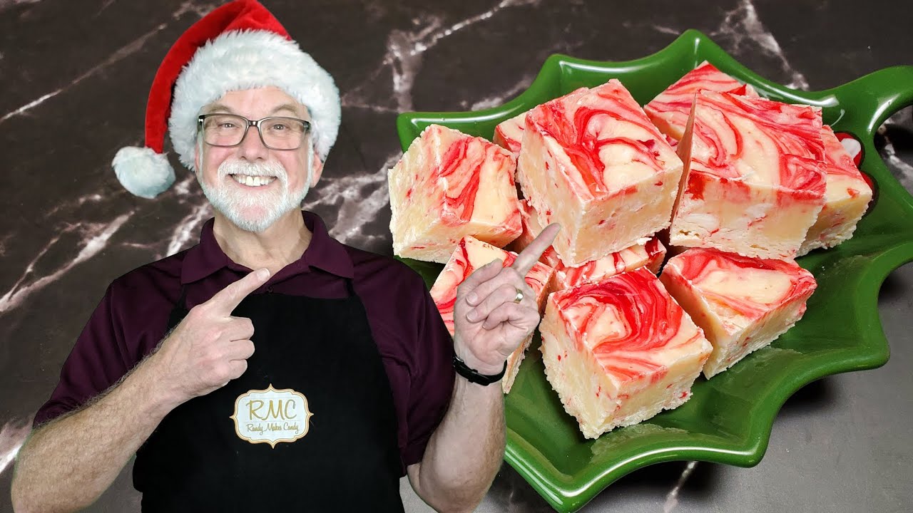 Randy Makes Candy Cane Fudge for Christmas - YouTube
