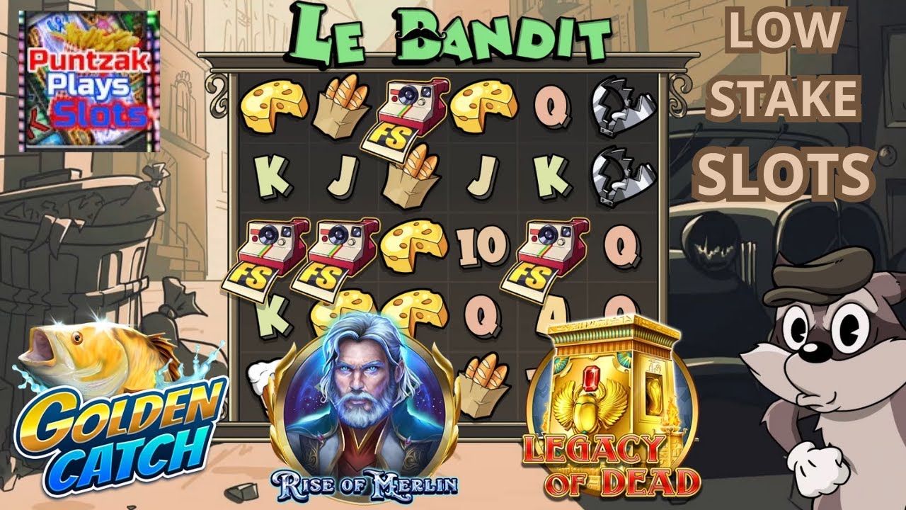 LE BANDIT STEALING BIG ON LOW STAKE SLOTS #lowstakeslots - YouTube